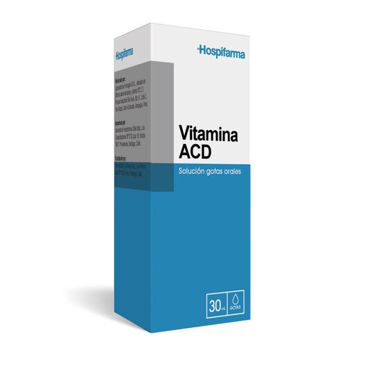 VITAMINAS ACD GOTAS (HOSPIFARMA) X 30 ML | Farmazon-Farmacia On Line ...